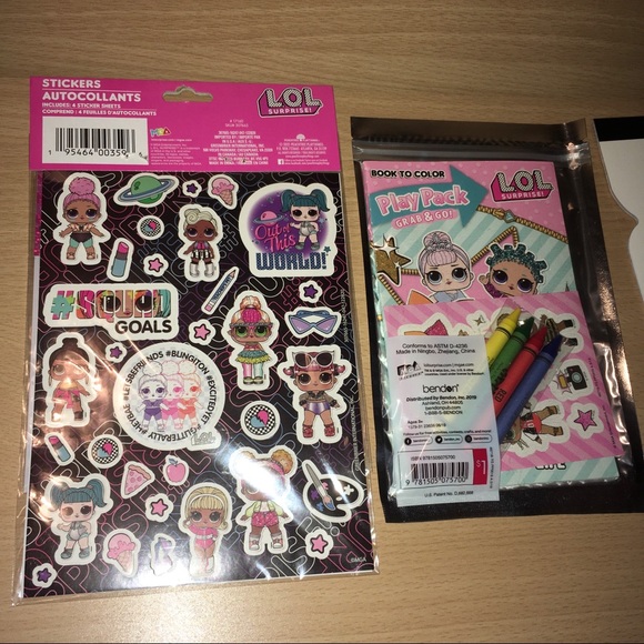 L.O.L. Surprise! | Toys | Nwt 3 Sets Of Stickers Activities Lol ...